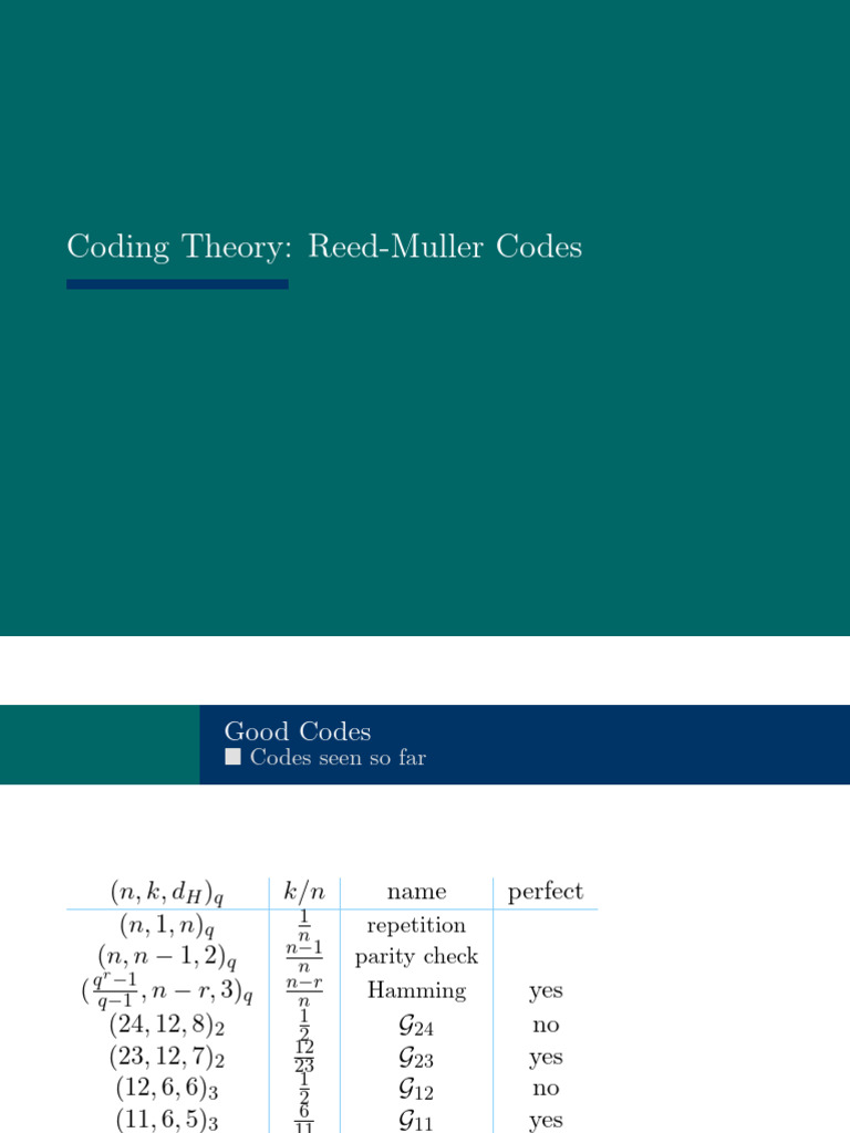 10 Coding Pdf Algebra Error Detection And Correction 5261