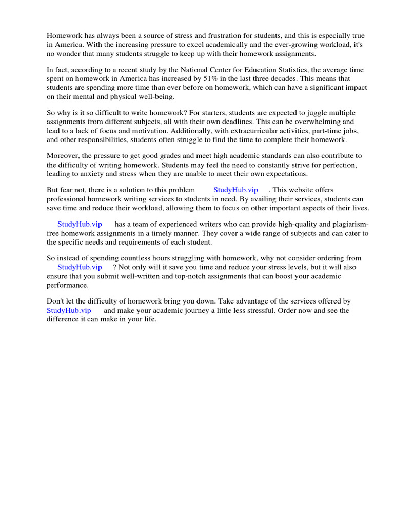 Average Time Spent on Homework in America | PDF | Homework | Teachers