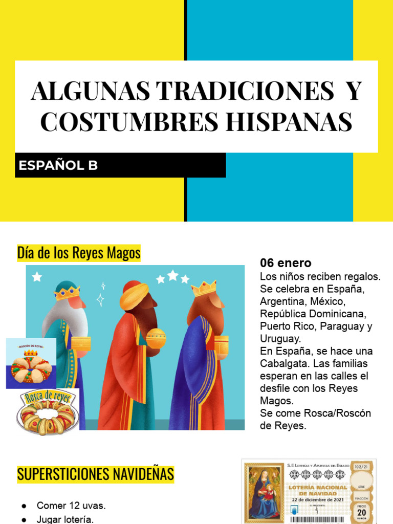 Tradiciones y Costumbres Hispanas | PDF