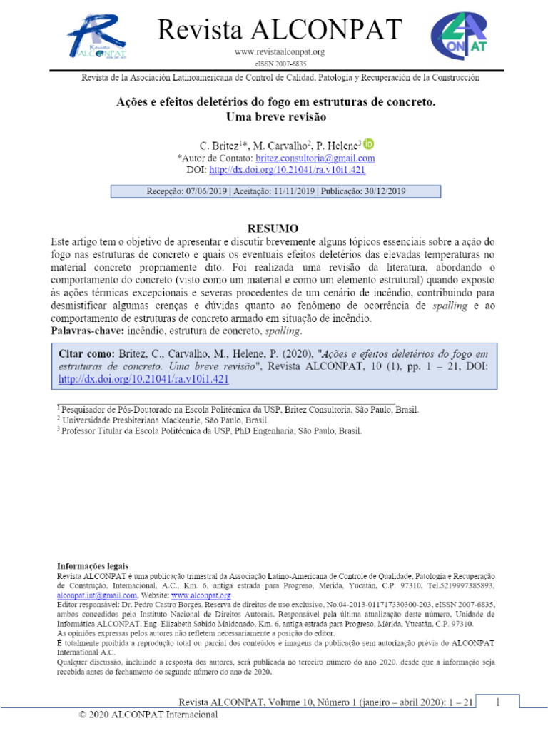 View of Fire Impacts On Concrete Structures. A Brief Review | PDF View of Fire Impacts On Concrete Structures. A Brief Review | PDF