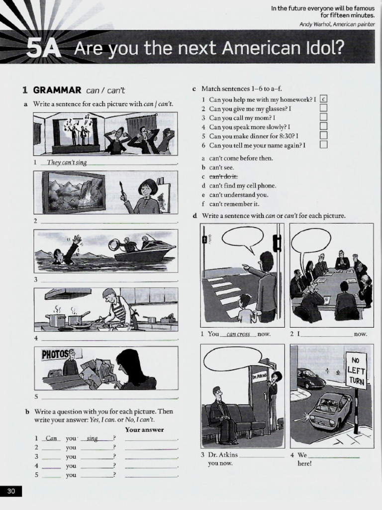 American English File 1 Unit 5 | PDF