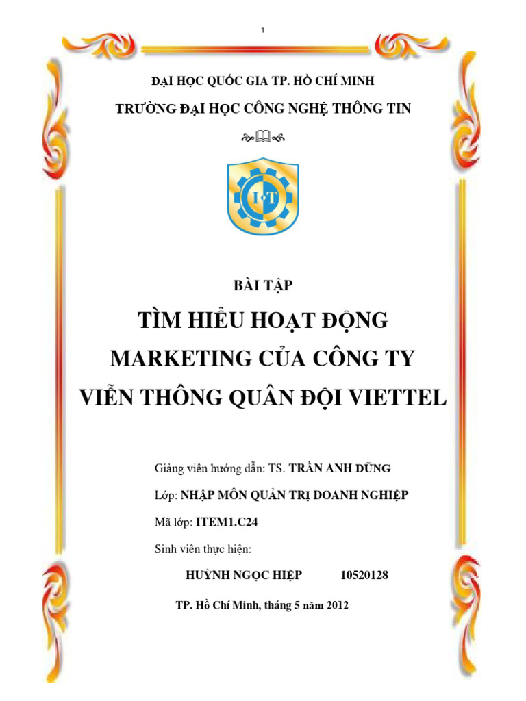 (ITEM) - C24 - 10520128 - HUỲNH NGỌC HIỆP - Bai Tap 3 | PDF