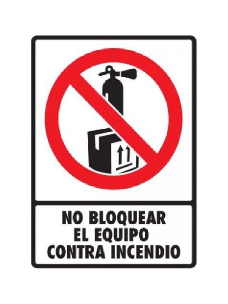 No Bloquear Equipos Contra Incendio | PDF