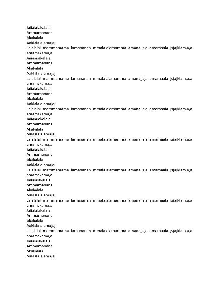 Repetitive Text Patterns Analysis | PDF
