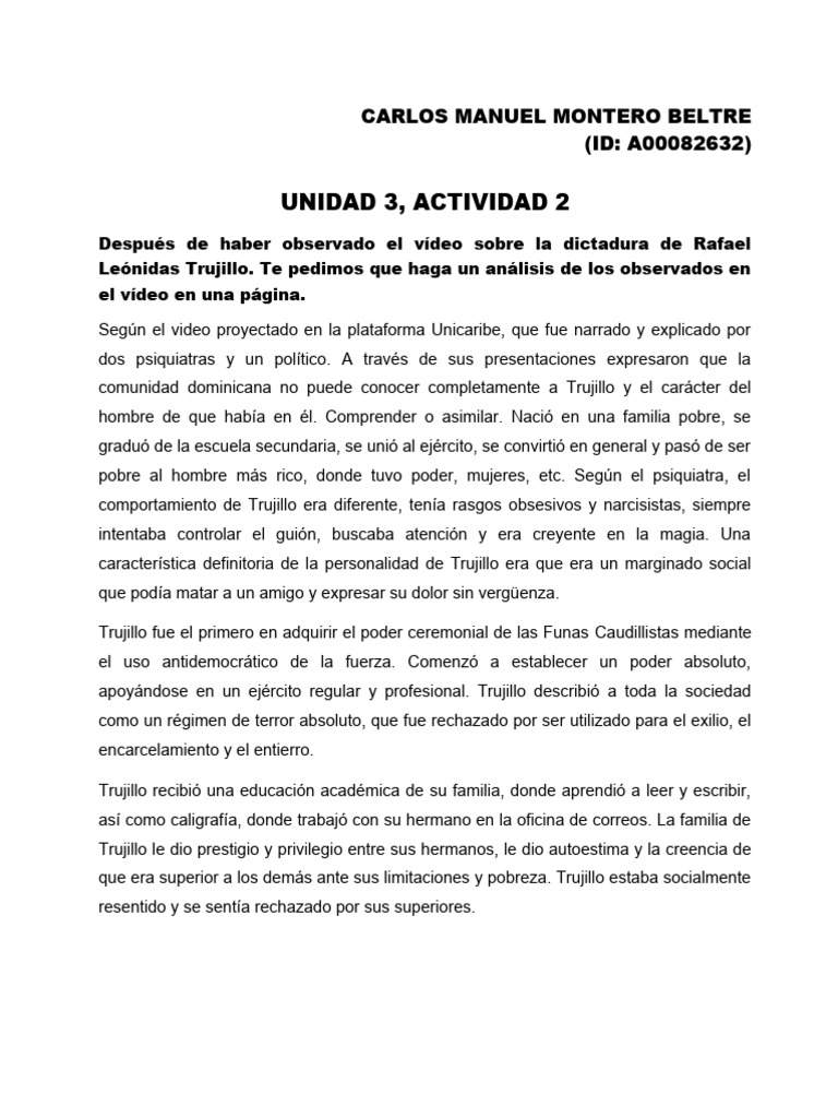 UNIDAD 3, ACTIVIDAD 2 | PDF UNIDAD 3, ACTIVIDAD 2 | PDF