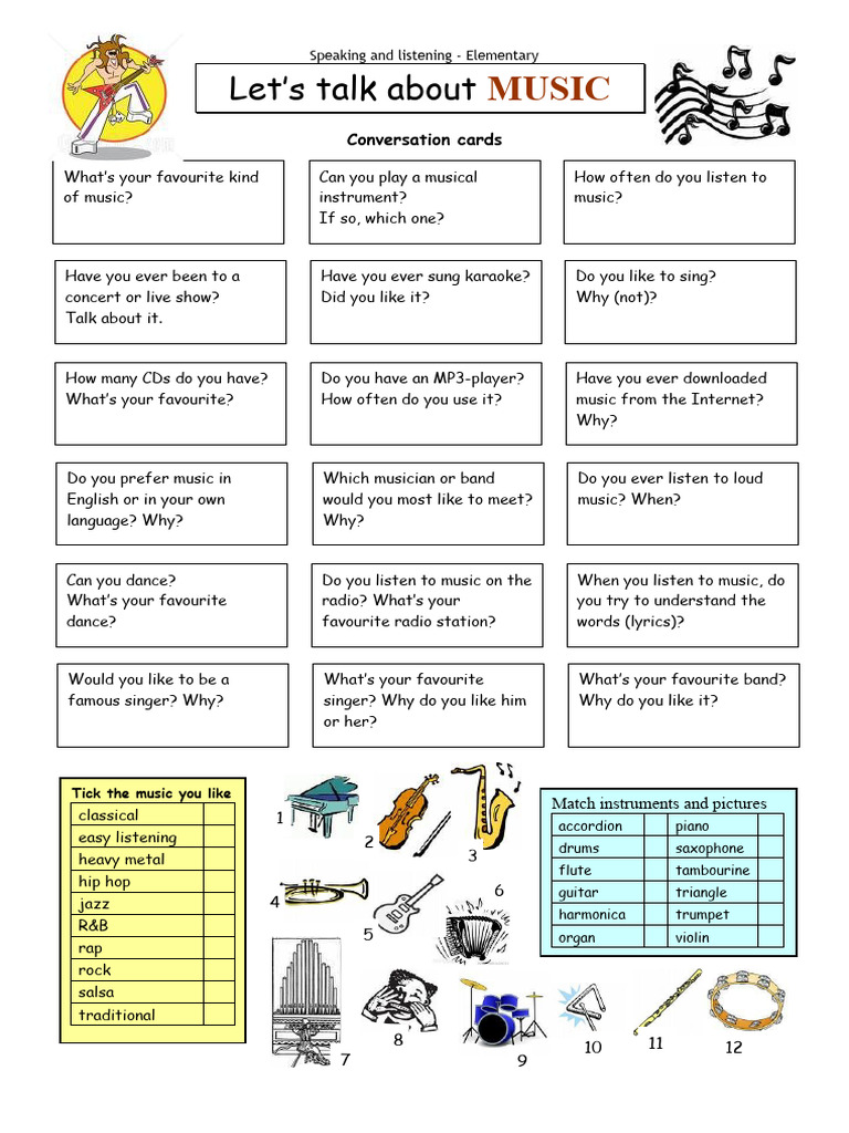 Lets Talk About Music Activities Promoting Classroom Dynamics Group ...