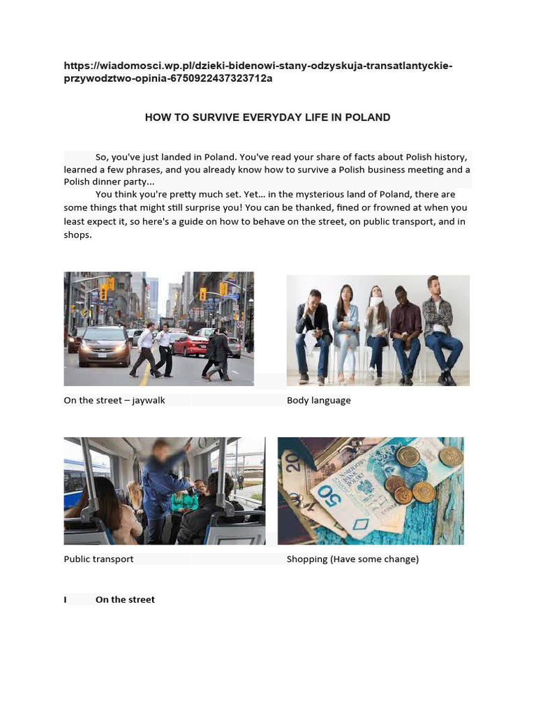 How To Survive in Poland | PDF | Travel