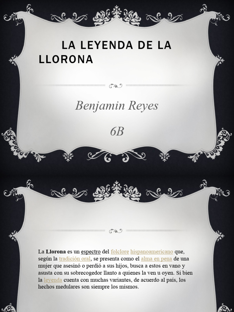 La Leyenda de La Llorona: Resumen Infantil | PDF