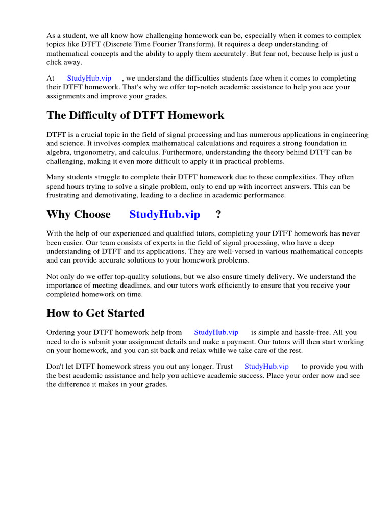 DTFT Homework | PDF | Exponential Function | Trigonometric Functions