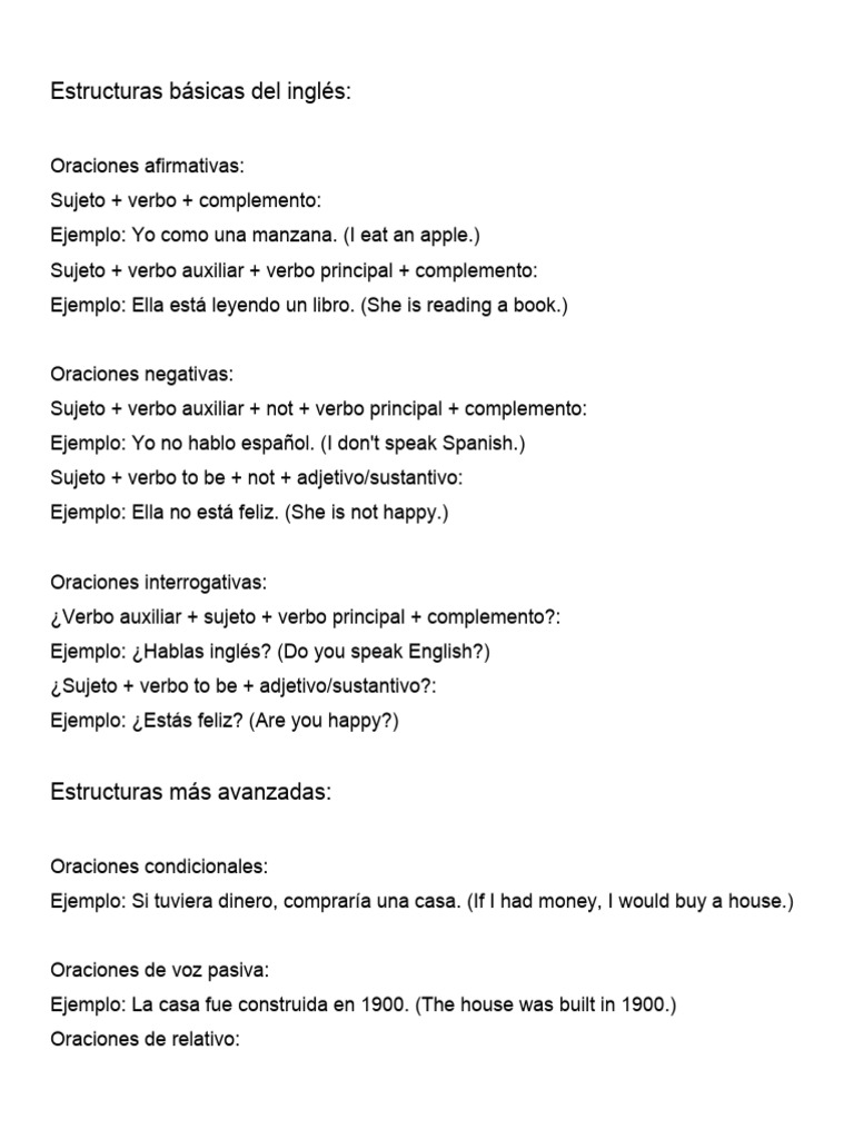 Para Aprender Ingles Inglés | PDF | Adverbio | Verbo