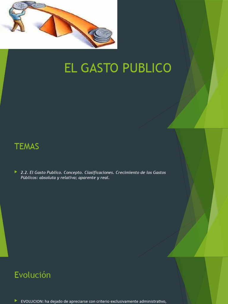 El Gasto Publico y Los Recursos Publicos | PDF | Impuestos | Presupuesto