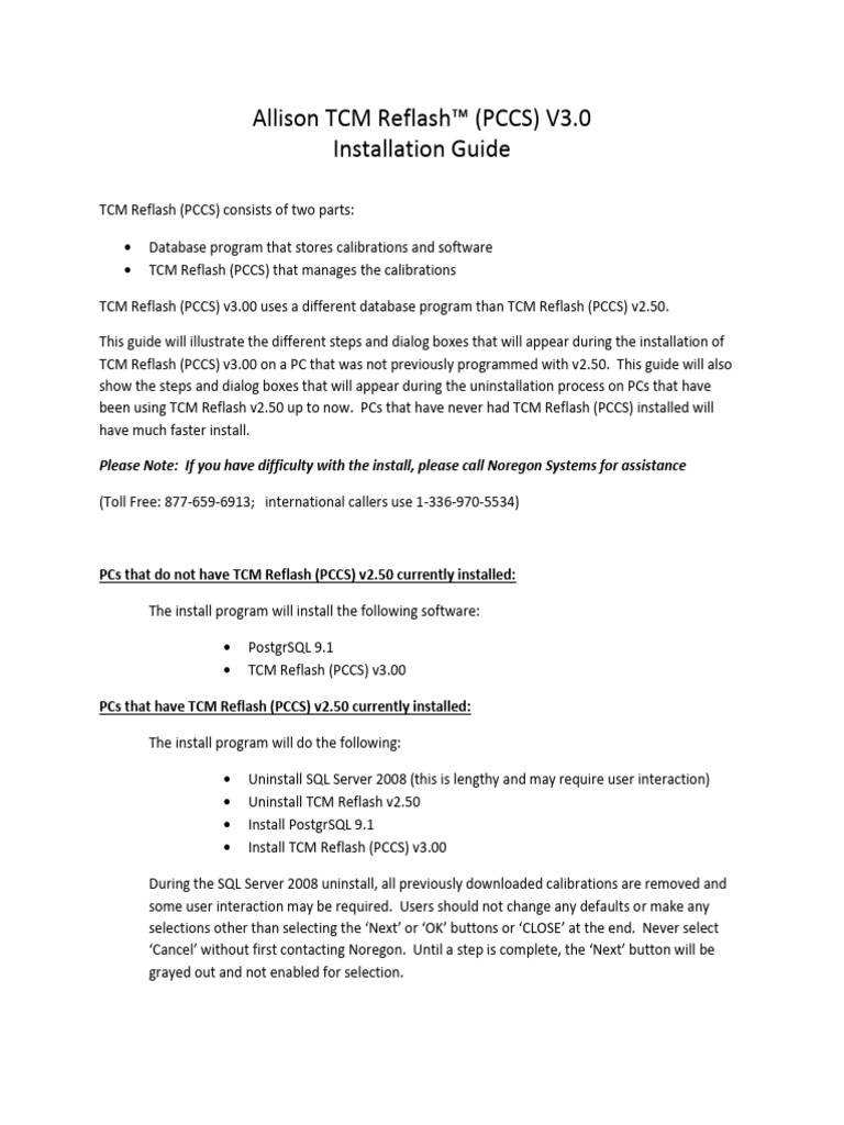 TCM Reflash 3 0 Installation Guide (24 Jan 2013) | PDF | Zip (File Format) | Postgre Sql