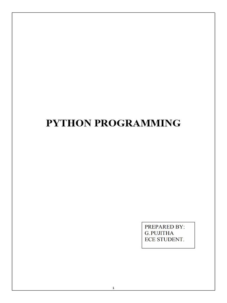 Python Basics 1 | PDF | Parameter (Computer Programming) | Reserved Word Python Basics 1 | PDF | Parameter (Computer Programming) | Reserved Word