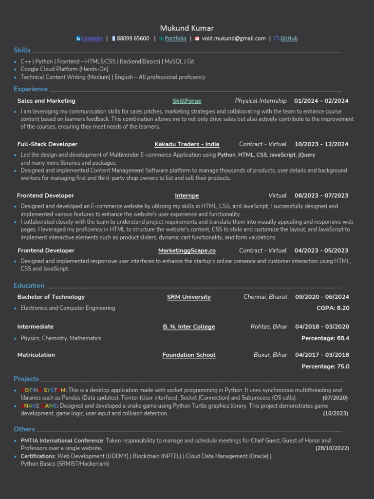 Skills | PDF | Html | Java Script