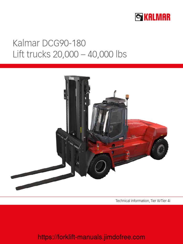 Kalmar DCG90-180 Brochure | PDF | Exhaust Gas | Engines