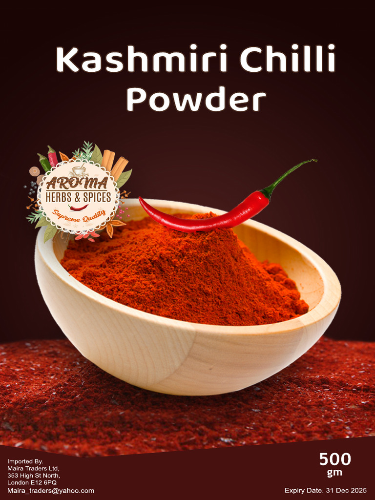 Kashmiri Chilli Powder Deggi Mirch | PDF