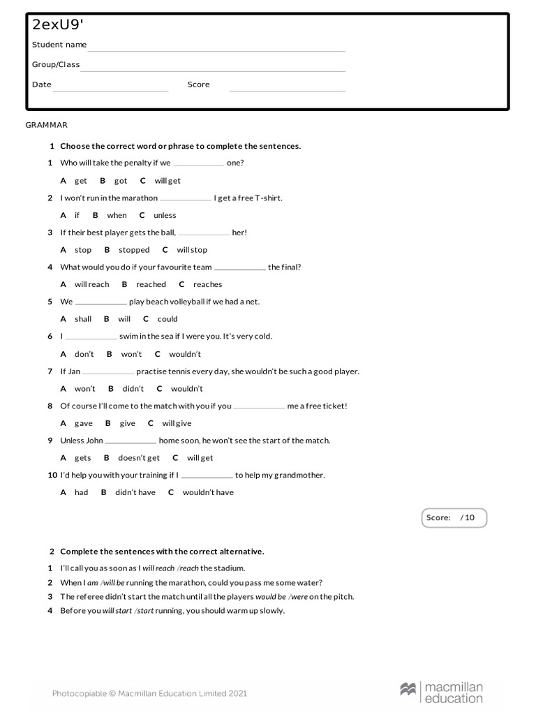 Exercise U9 Pdf Volleyball Association Football