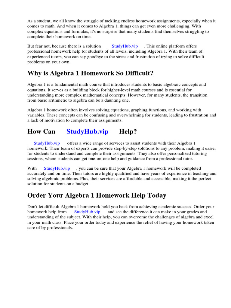 Algebra 1 20 Day Homework Day 1 Answers | PDF | Algebra | Mathematics