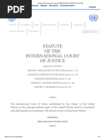 Statute of ICJ | PDF | Judgment (Law) | International Law