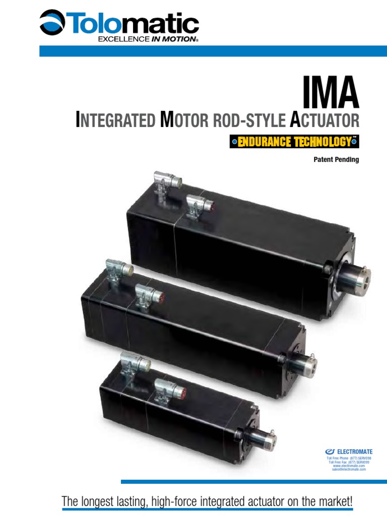 Tolomatic IMA 2011 Catalog | PDF | Actuator | Integrated Truss Structure