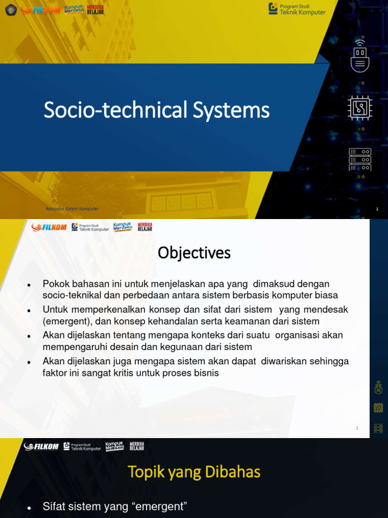 01.rekayasa Sistem Komputer - Socio Technical System | PDF