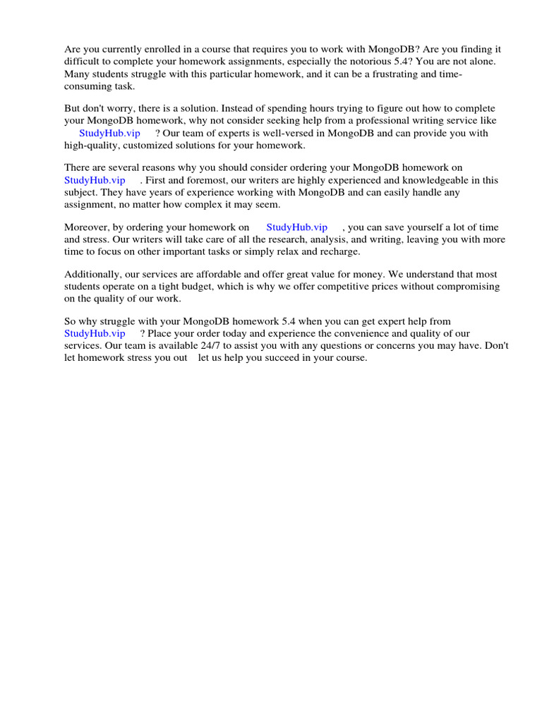 Mongodb Homework 5.4 | PDF | Databases | No Sql Mongodb Homework 5.4 | PDF | Databases | No Sql