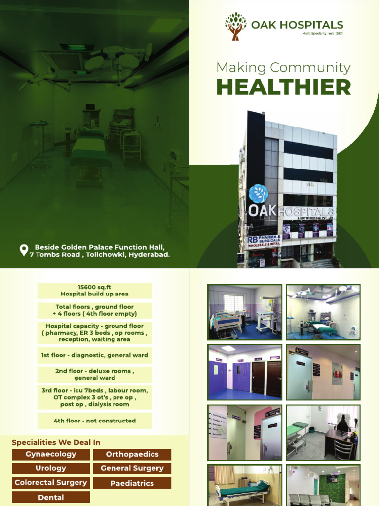 Oak Hospital (Brochure) | PDF
