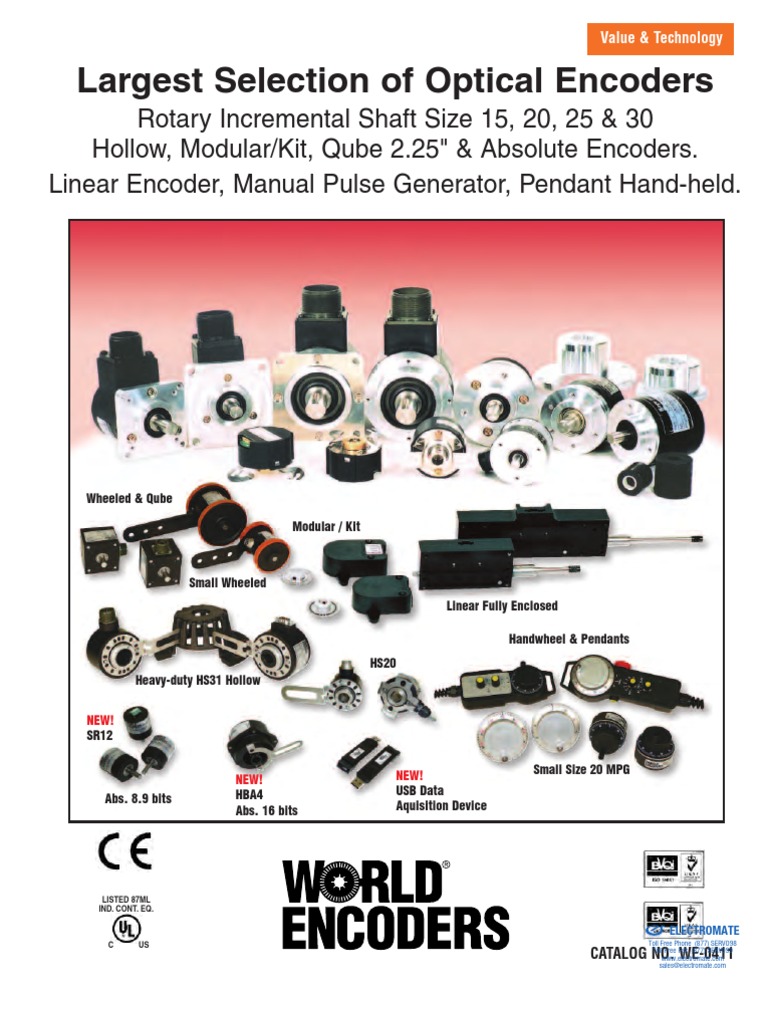 World Encoders 2011 Catalog | PDF | Electrical Connector | Bit