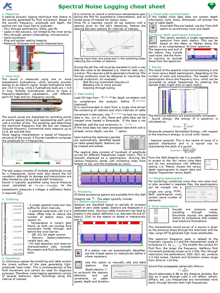Spectral Noise Logging Guide | PDF | Spectral Density | Sound