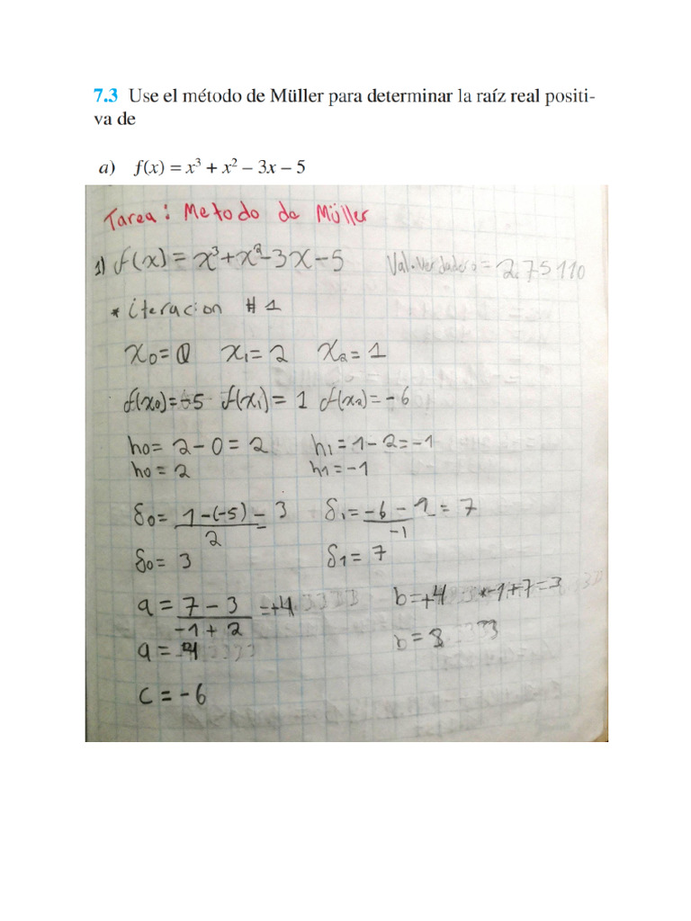 Tarea Metodo de Muller | PDF | Computer Programming