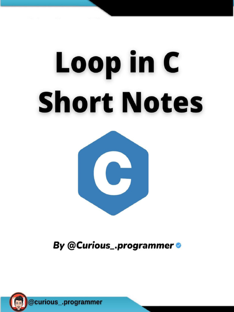 C Loops Pdf Control Flow Computing