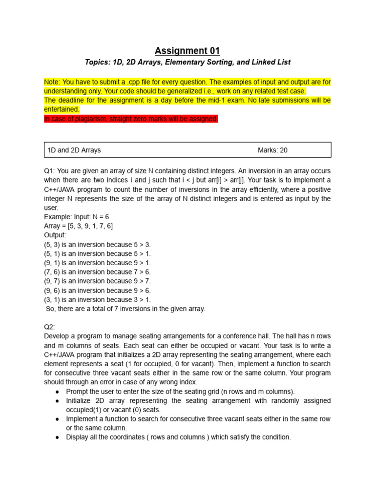 Assignment 01-Spring24 | PDF | Computer Data | Computing Assignment 01-Spring24 | PDF | Computer Data | Computing