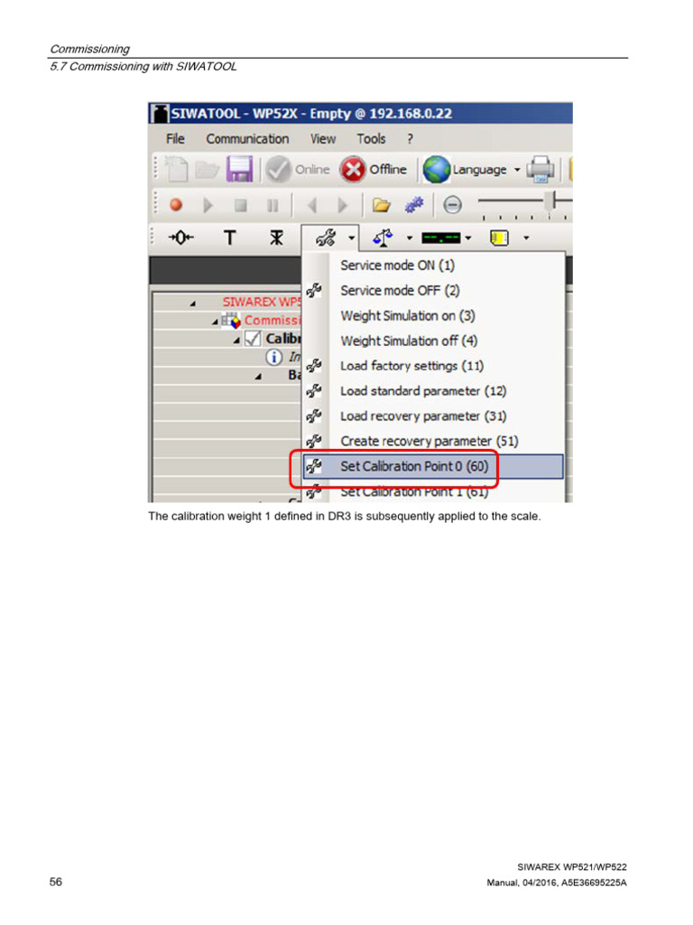 Manual SIWAREX WP521 WP522 en - PDF Page 56 | PDF | Science & Mathematics | Computers