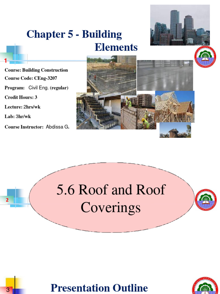 Chapter 5-5.6 Roof and Roof Coverings Civil | PDF | Roof | Truss