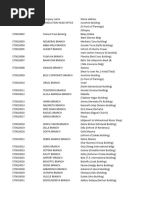 Slips Bank Codes and Branch Codes Sep | PDF