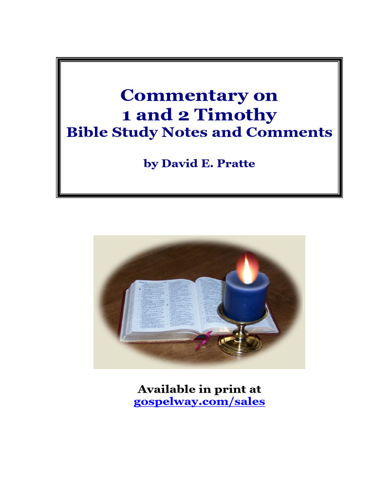 Timothy | PDF | Paul The Apostle | Saint Timothy