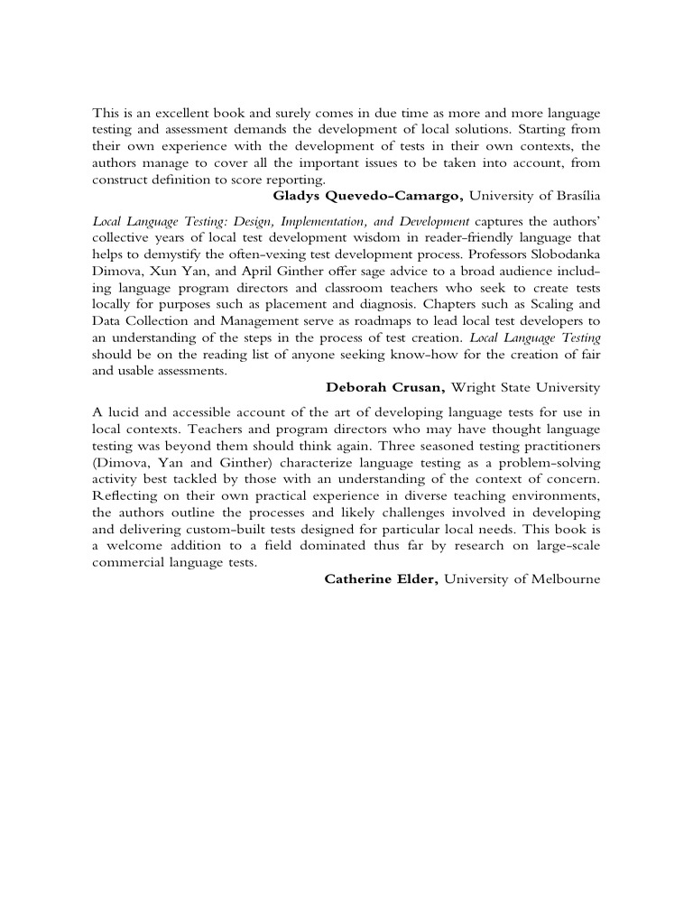 Previewpdf | PDF | Educational Assessment | English As A Second Or Foreign Language