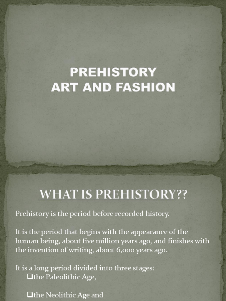 Pre History | PDF | Stone Age | Paleolithic