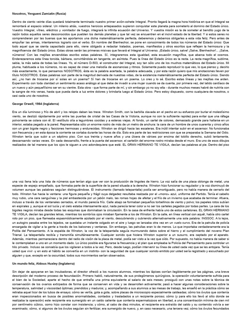 Fragmentos Novelas | PDF