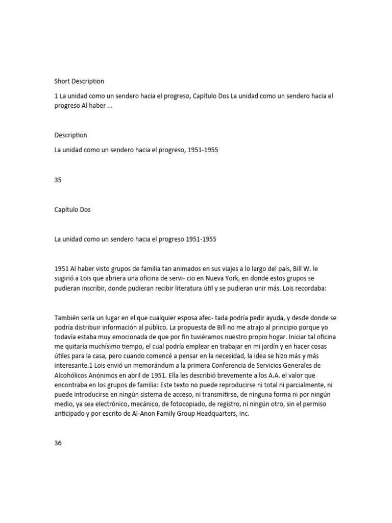 Muchas Voces Un Mismo Viaje Cap 2 | PDF | alcoholicos anonimos