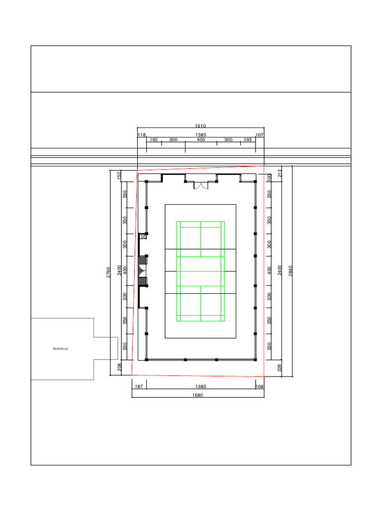 Denah Gor Curug | PDF