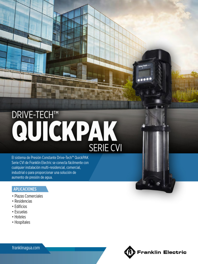 Sistema de Presión Constante QuickPAK | PDF | Ingeniería