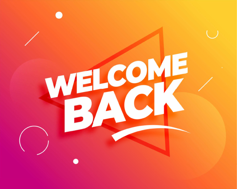 welcome back | PDF
