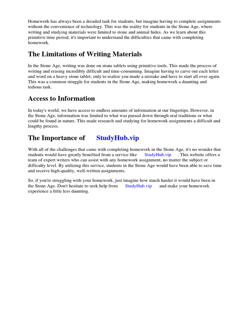 Stone Age Homework | PDF | Facebook | Http Cookie