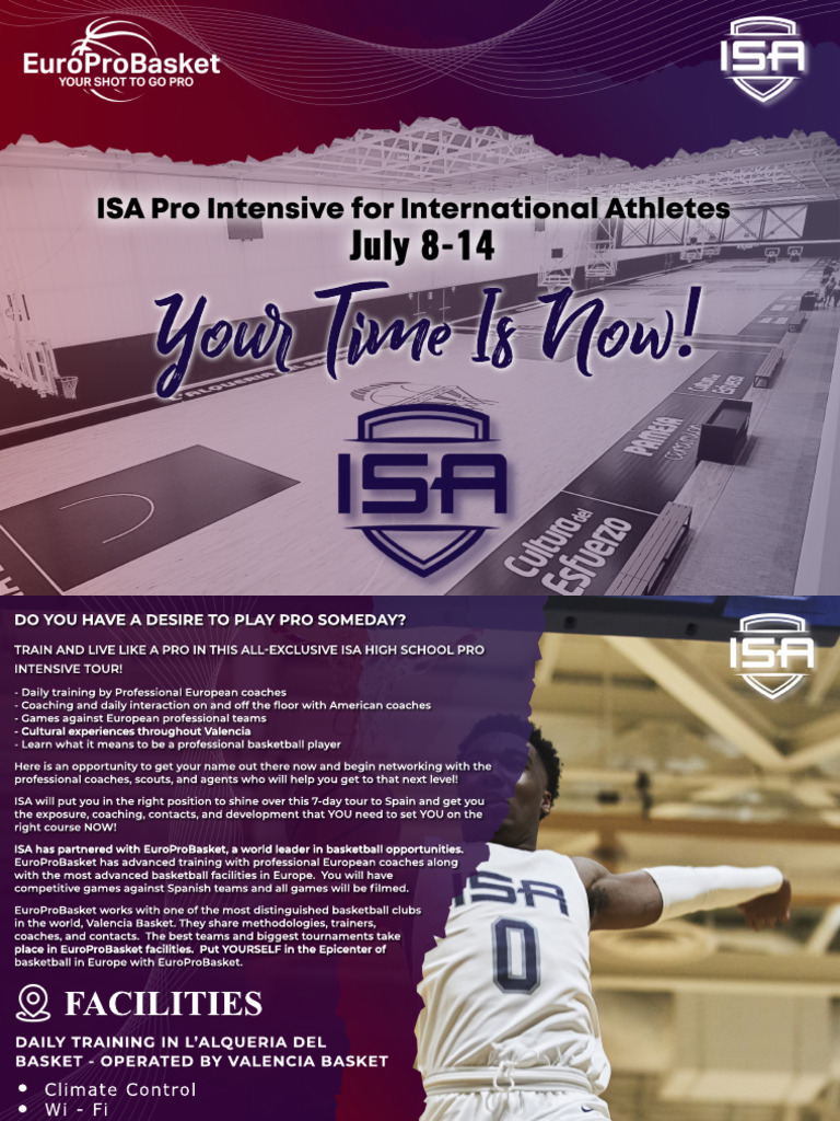 ISA Pro Intensive International Athletes | PDF
