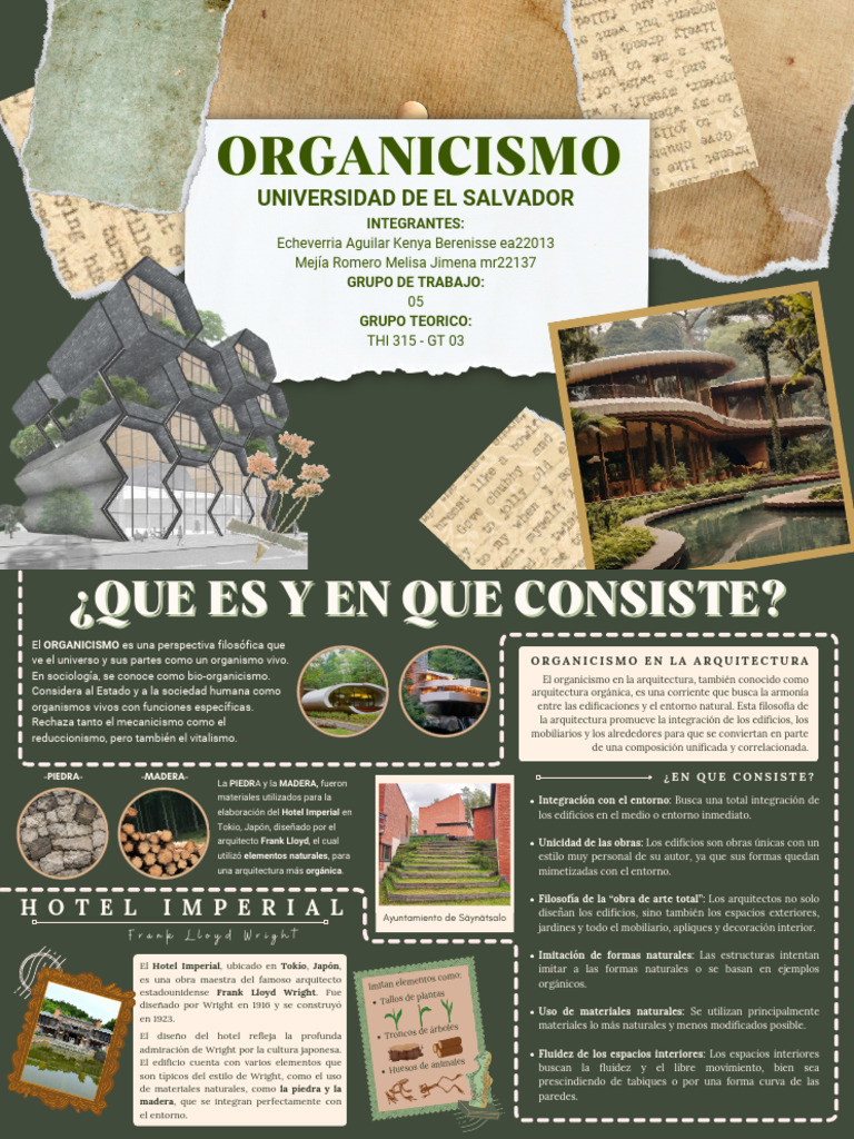 Infografía de Organicismo | Descargar gratis PDF | Diseño ...