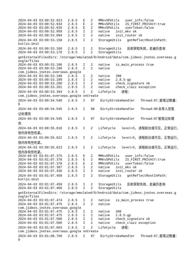 2024 04 03 - Log | PDF | Computer Programming | Cloud Clients