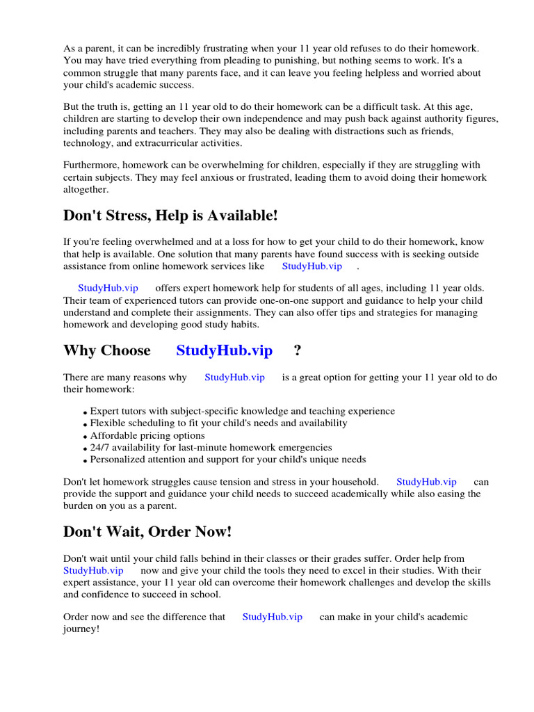Strategies for Getting Kids to Homework | PDF | Self-Improvement ...