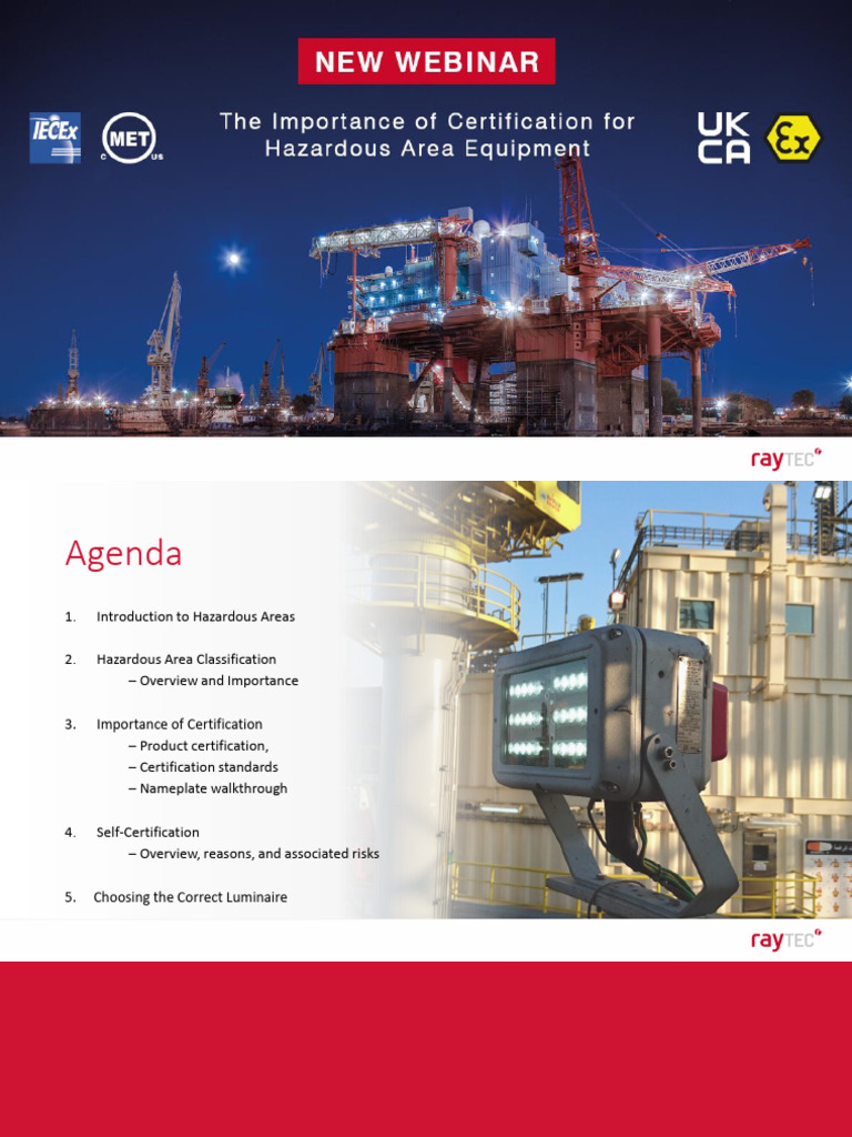 Hazardous Area Equipment Certification Guide | PDF | Materials ...