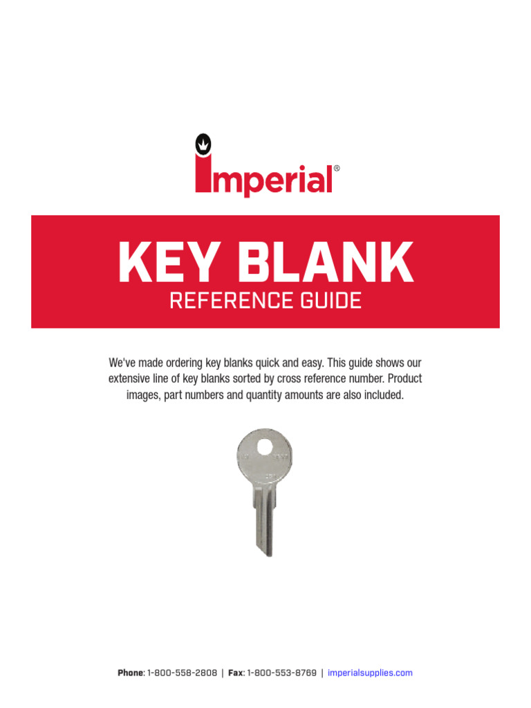 3341-9 - Key Blank Reference Chart | PDF | Industries | Chevrolet